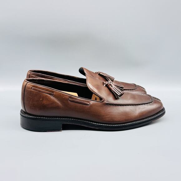 Cole Haan | Shoes | Cole Haan Shoes Mens Brown Leather Tassel Loafers ...